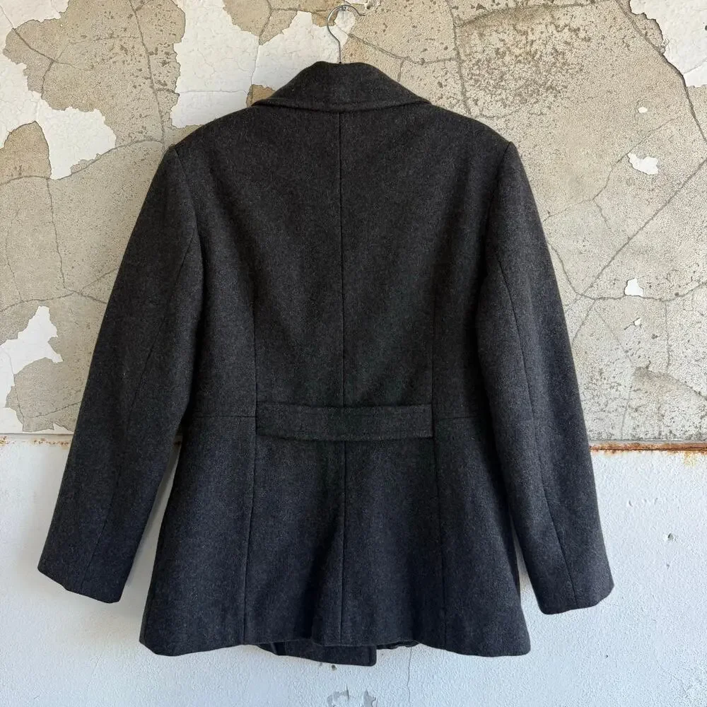 Mario De Pinto | Jackets & Coats | Vintage Peacoat Double Breasted Gray ...